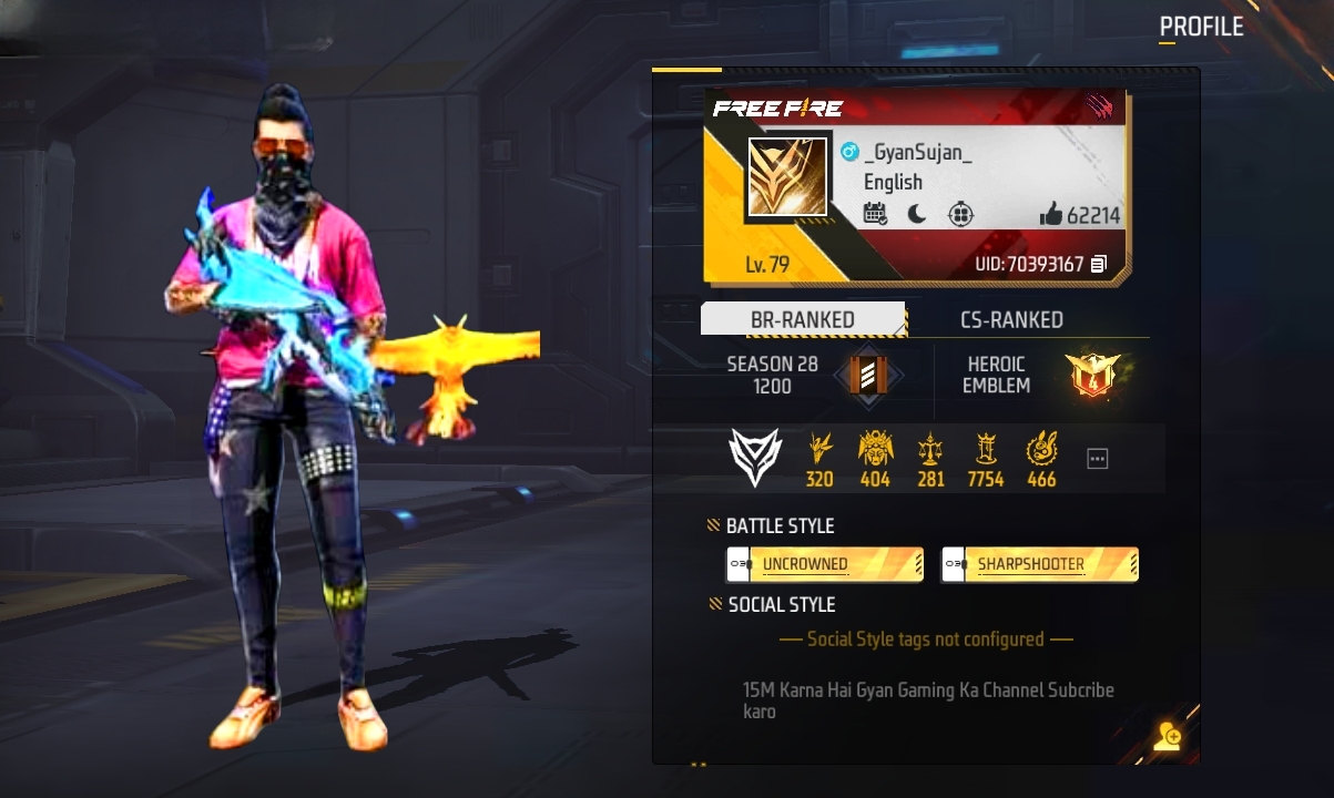 Gyan Gaming Free Fire ID and Income (2026) - GamesRoid