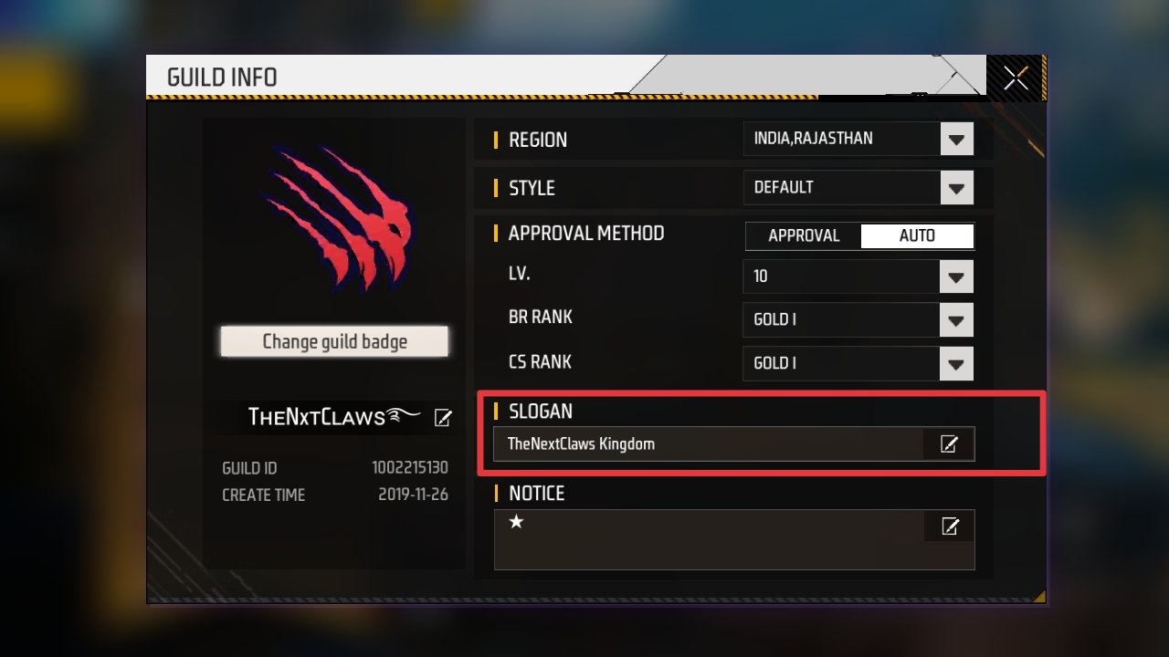 200+ Stylish & Catchy Free Fire Guild Slogans That Haven't Been Taken ...