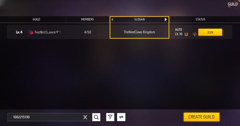 200+ Stylish & Catchy Free Fire Guild Slogans That Haven't Been Taken ...